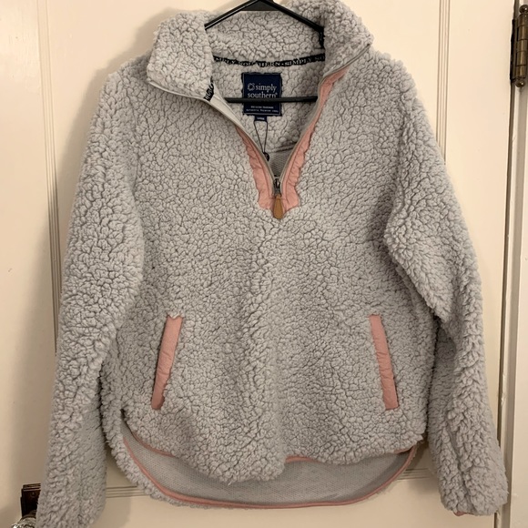 Simply Southern | Tops | Simply Southern Sherpa Pullover | Poshmark